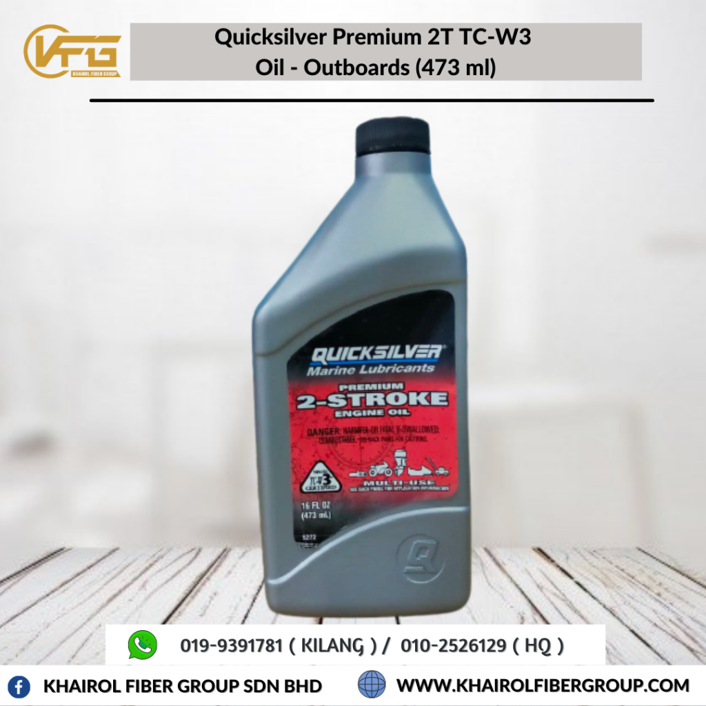 Quicksilver 2T Oil TCW-3 2-stroke Oil For Outboard, Motorcycle ...